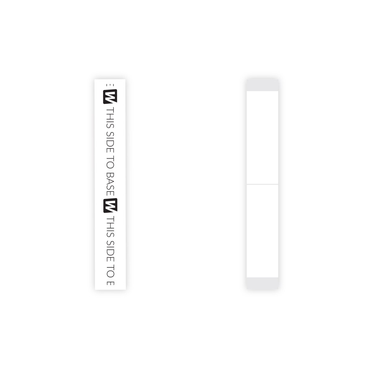 This Side To Base - 1/2" X 3" Strips, 36pc/Bag - Hair Development